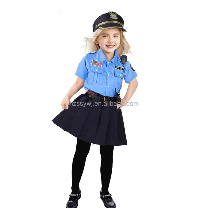 Hot Sale Child Cop Costume for Kids - Police Officer Role Play Outfit ...