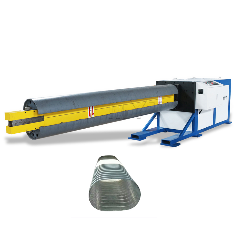 Myt Spiral Pipe Ovalizer Round Duct Manufacturing Machine China Low ...