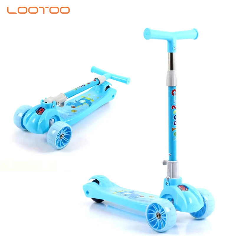 Girls Patinete Infantil 3 Wheel Led Light Cheap Kick Scooter Children ...