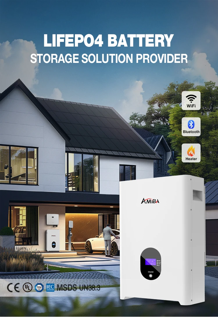 AMIBA Touchscreen Lifepo4 Powerwall Batteries 48V 100ah