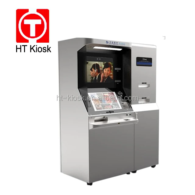 ATM/VTM/STM Machine Kiosk Payment Terminal Self Service Check Out Pay ...