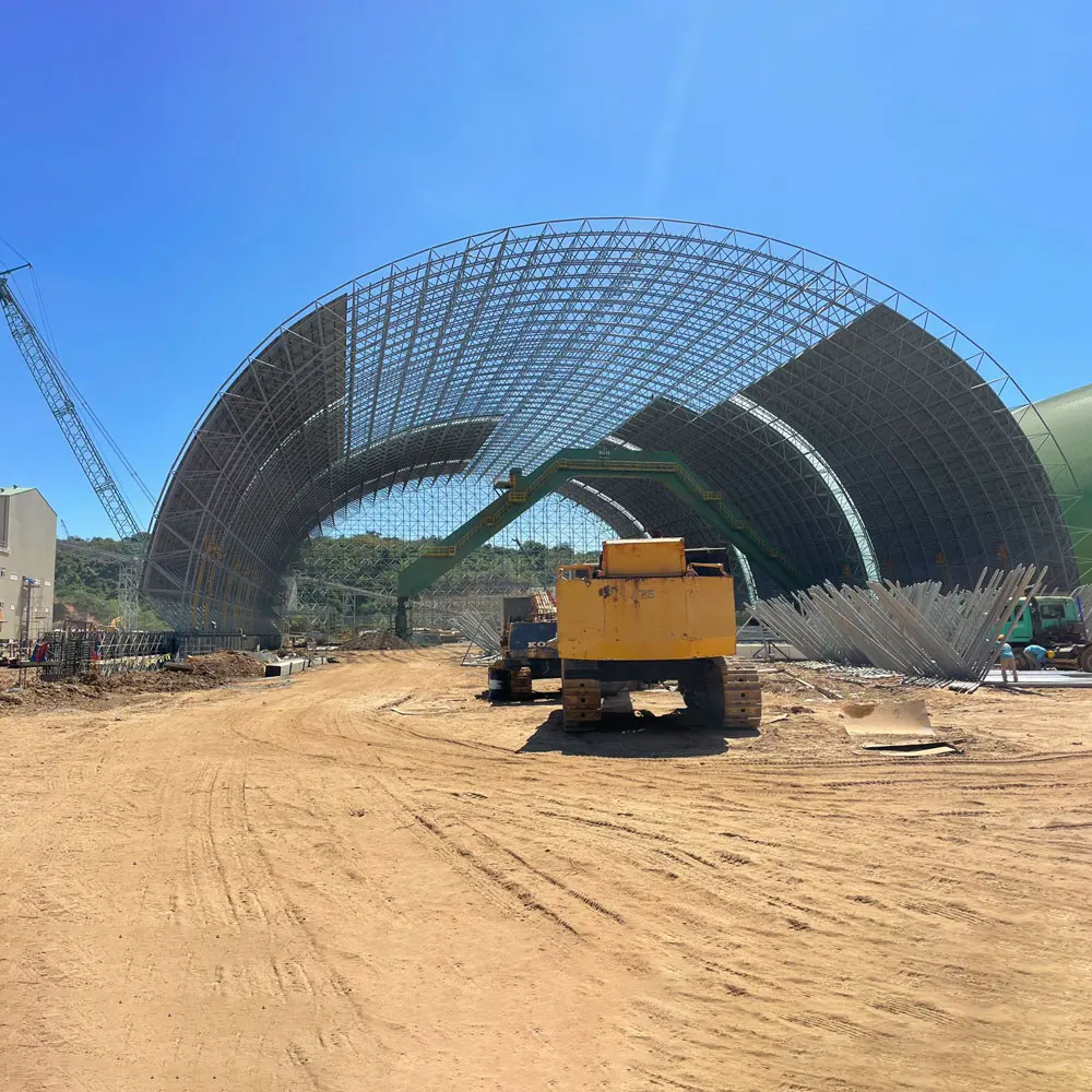 Lf Quick Setup Arched Coal Shed Space Frame Storage Building - Buy ...