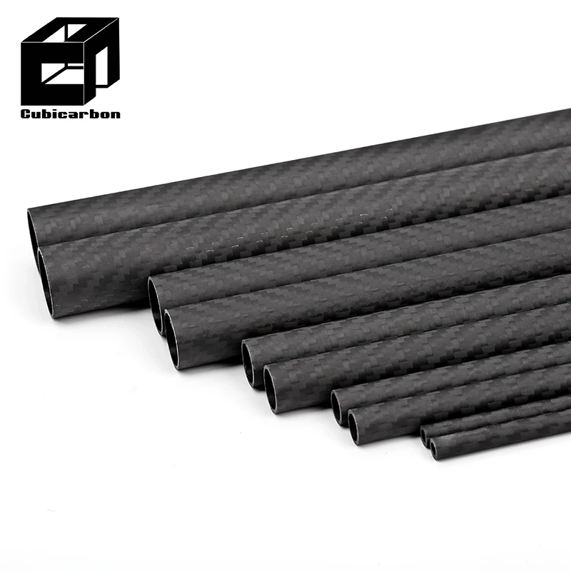 Hot Sales CFRP Tubes OEM 3K Pattern Black or Colored Finish Hollow ...