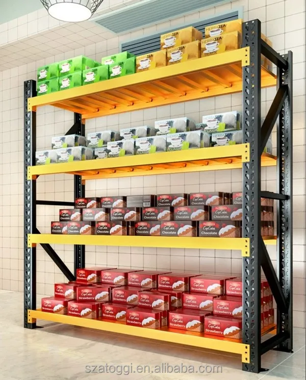 Factory Metal Boltless Stacking Rack Industrial Warehouse Storage Racks ...