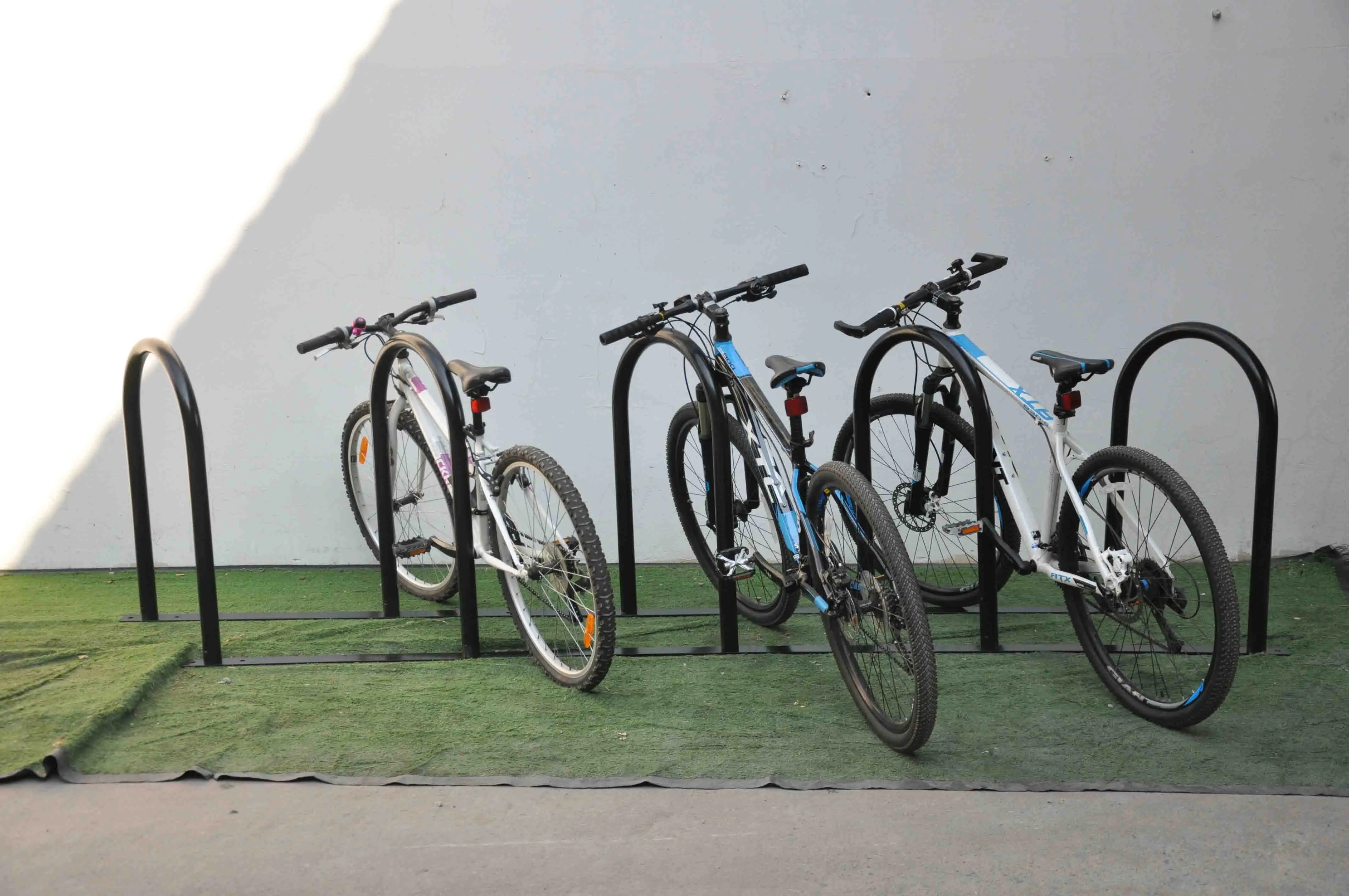 Outdoor Exterior Standing Best Garage Mountain Bike Floor Bicycle Racks ...