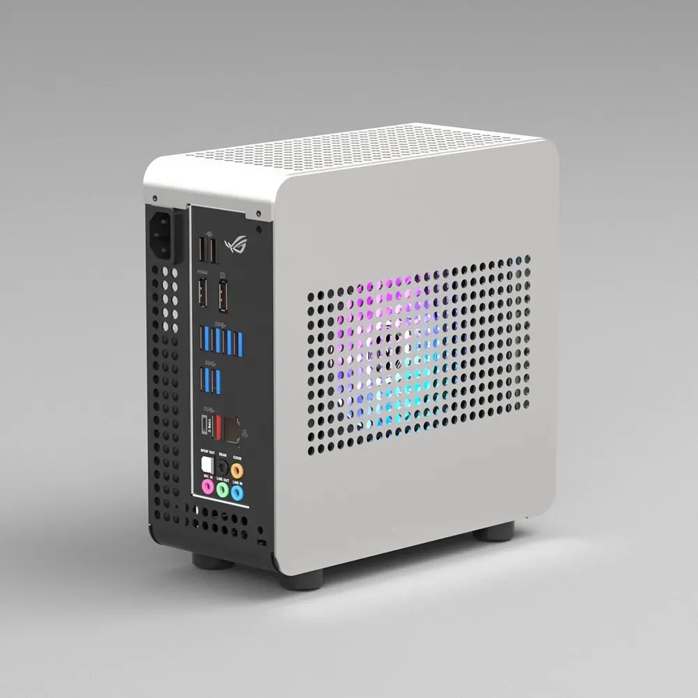 Customized Mini ITX Computer Case with Aluminium Frame & Transparent ...