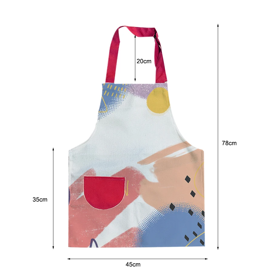 Diy Sublimation Printable Blank Linen Apron For Kids Kitchen Cooking ...
