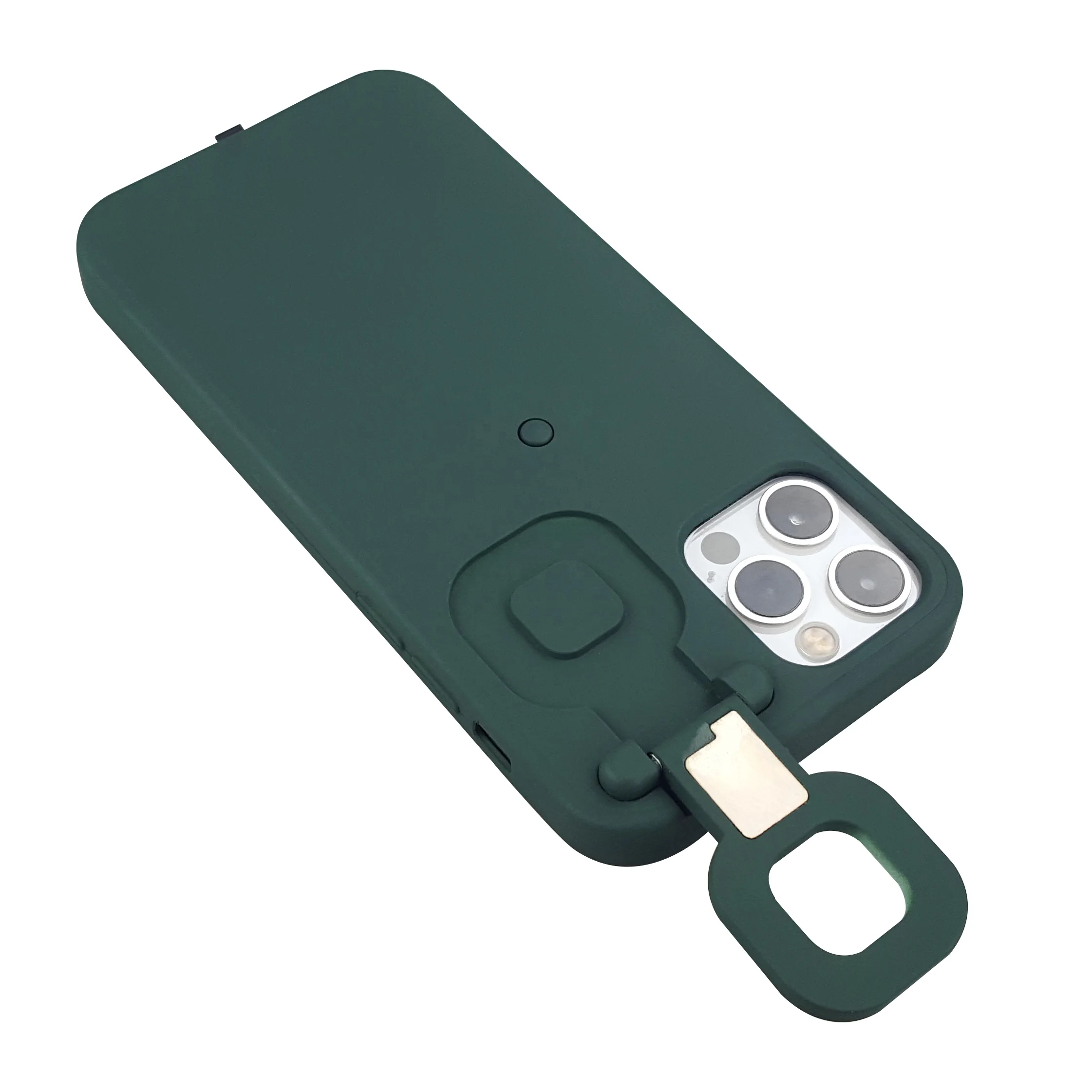 Protective Cover With Ring Flash Ring Light Phone Case For Iphone ...