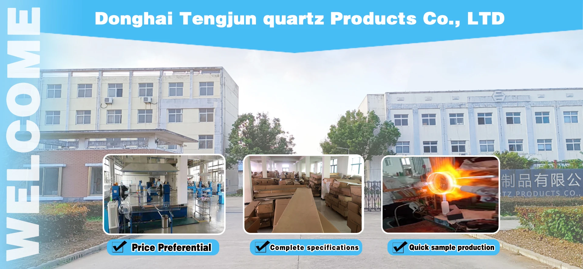 Laboratory Silicon Dioxide Vycor UV Optical Quartz Glass Tube