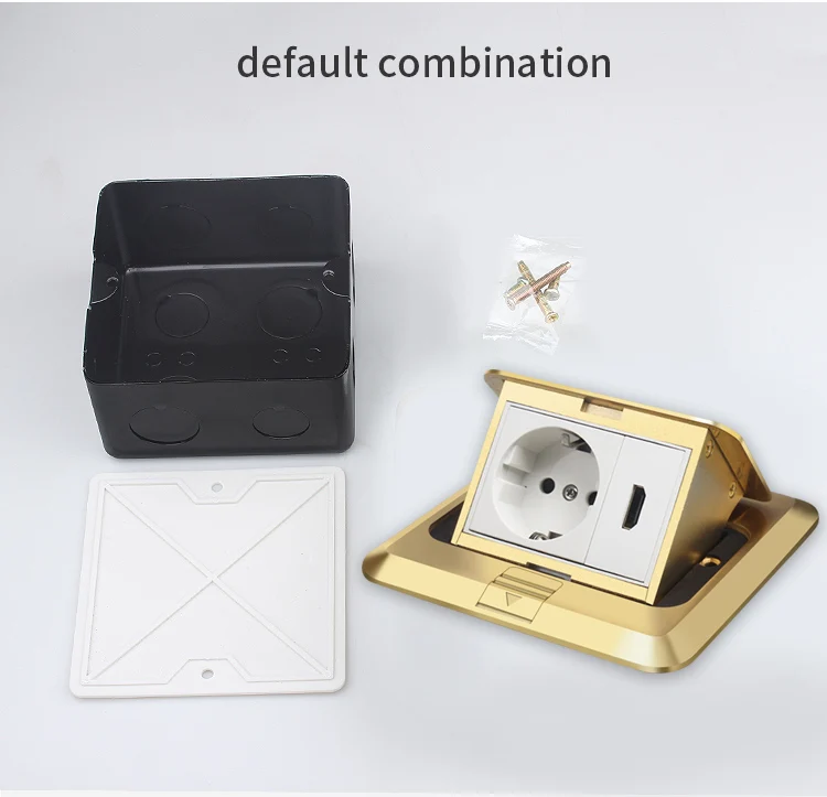 Pop-up Ground Socket - Dual-Port Female XLR Microphone Socket