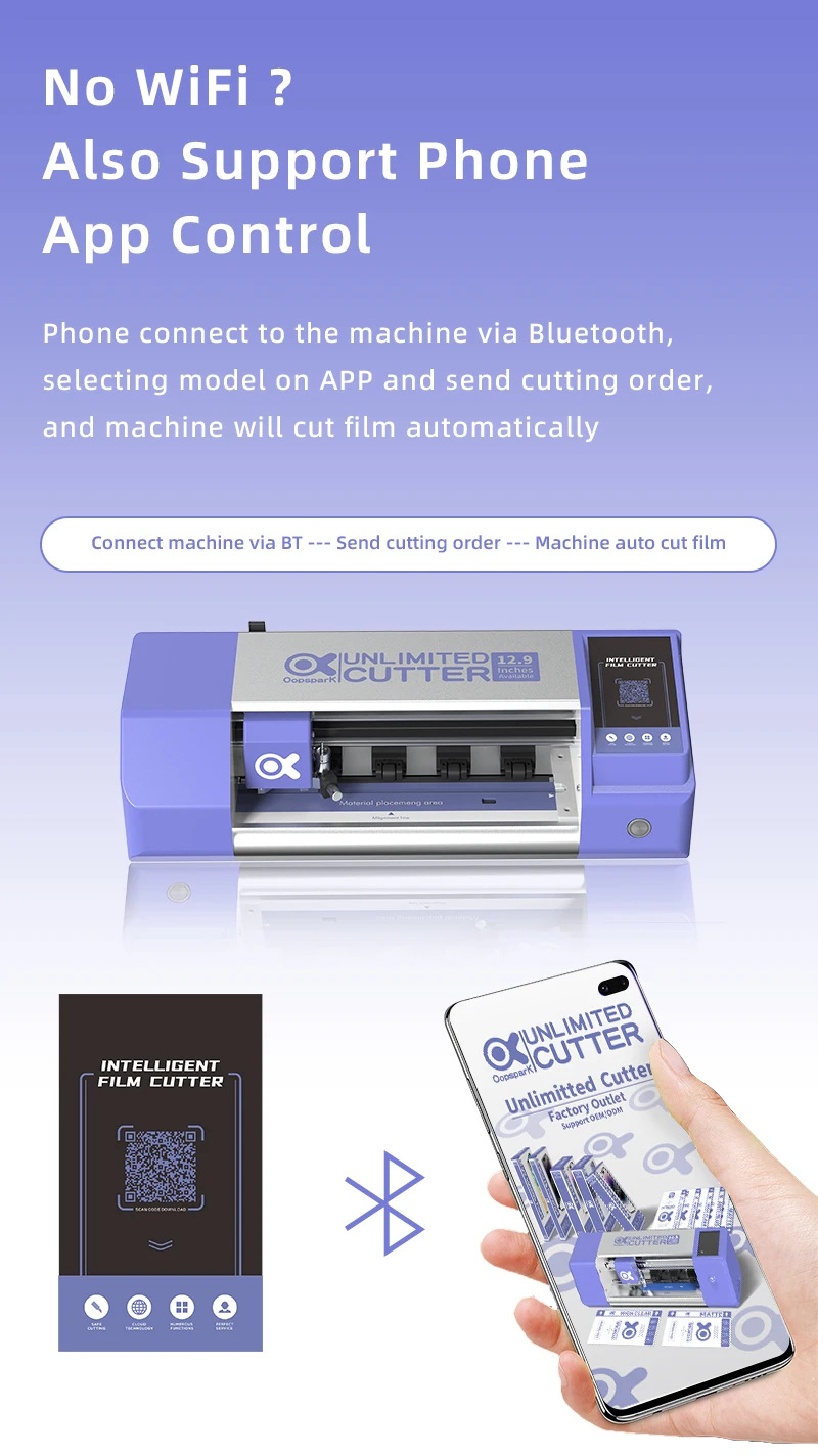 Oopspark Screen Protector Cutting Machine - Precision & Efficiency