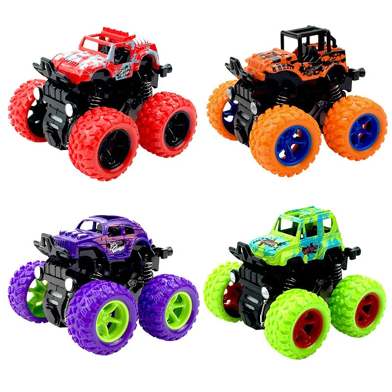 EPT 360 Rolling Offroad Stunt Spring Sliding Friction Car Press Sliding Toys Hot Sale Plastic ...