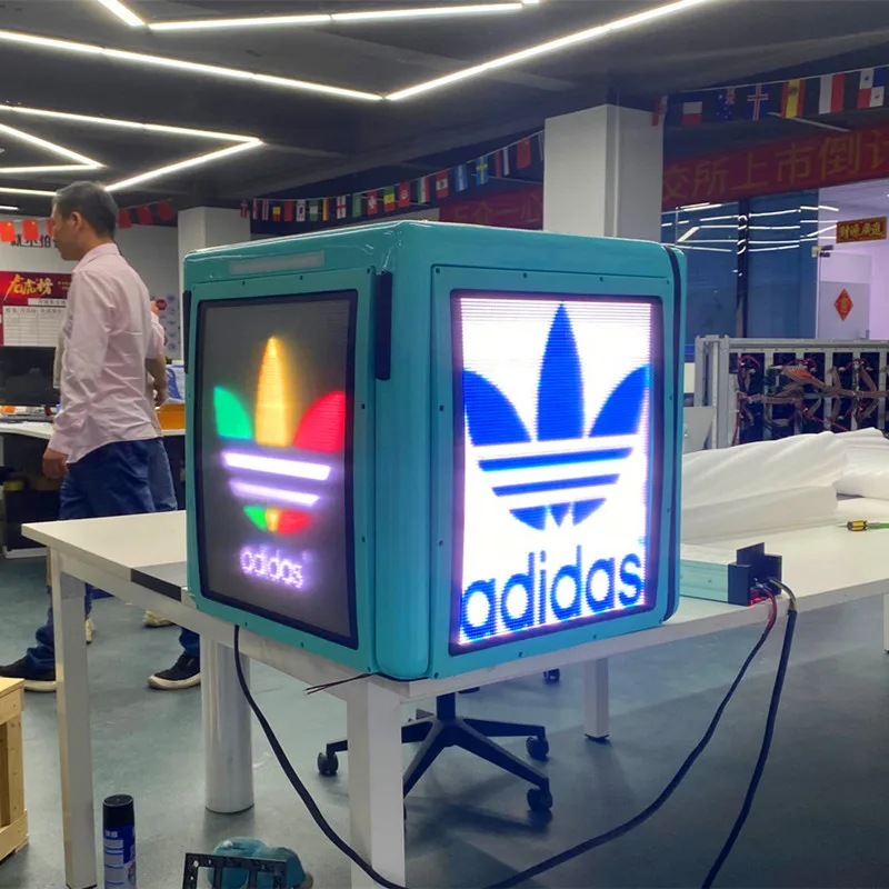 Waterproof Food Delivery Box with LED Screen for Advertising