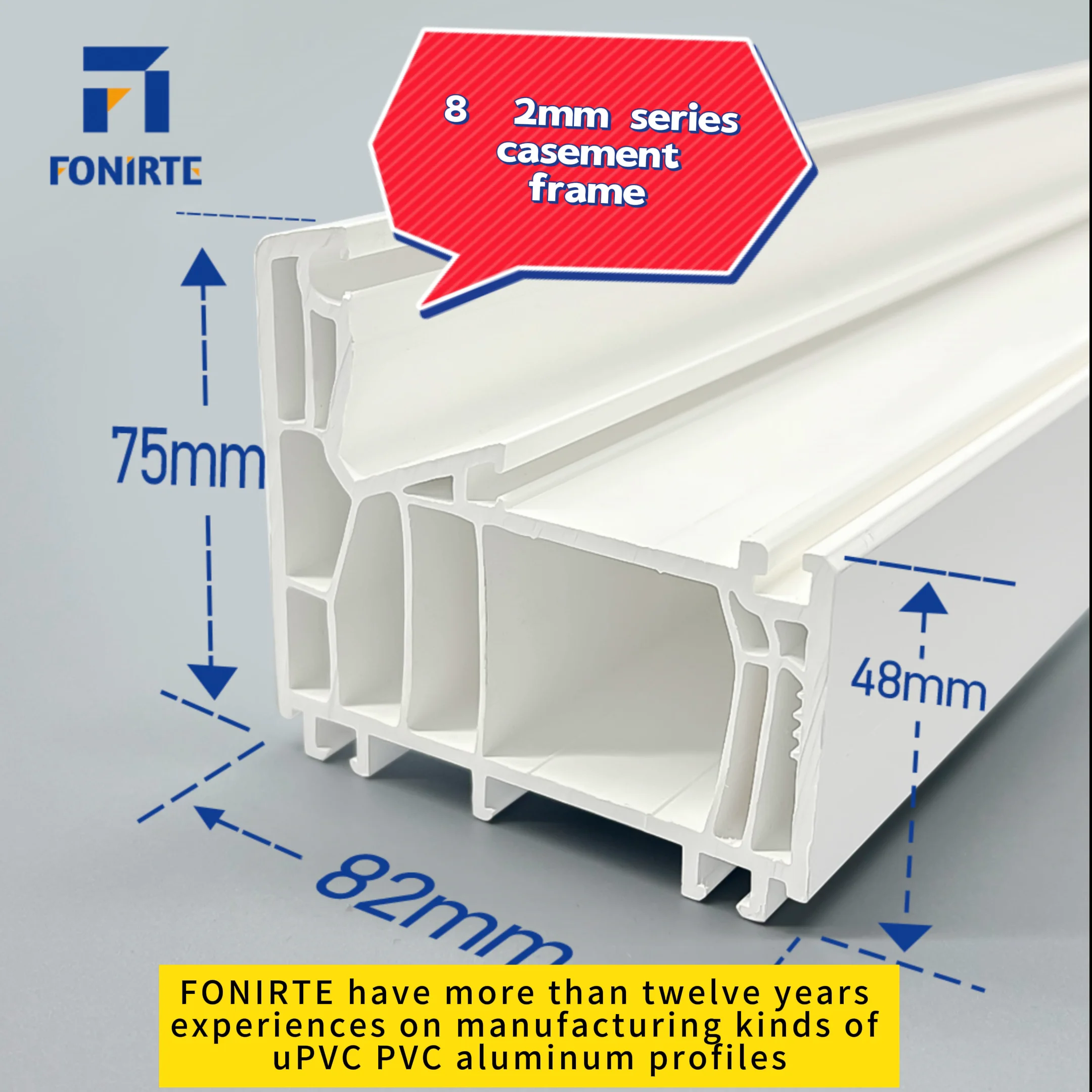 Extruded Plastic Profiles Pvc Window Door Profile Manufacture Upvc ...
