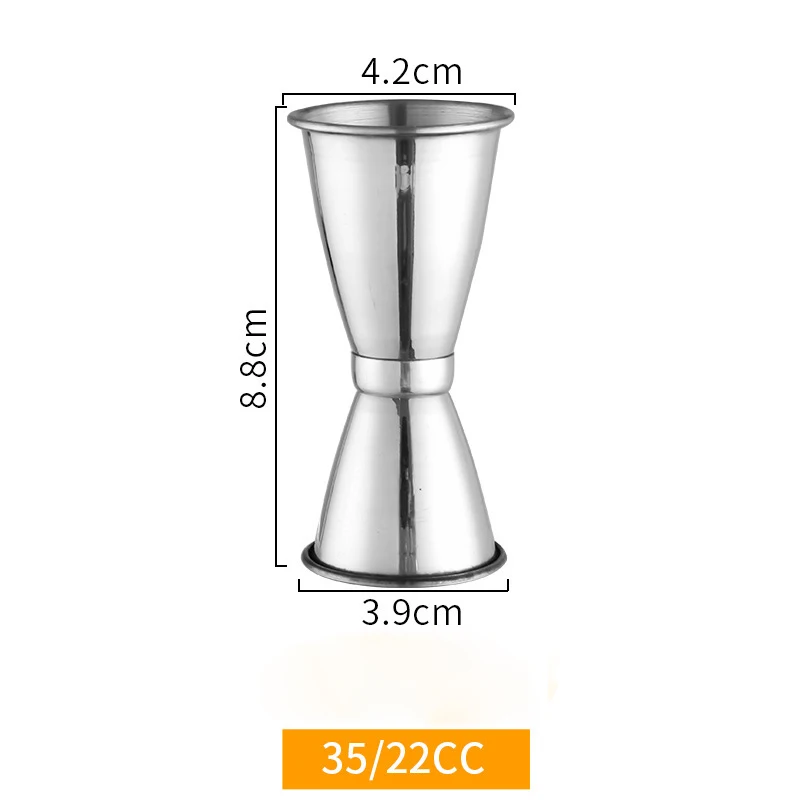 A Variety Of Stainless Steel Cocktail Mixers Fancy Shakers Bar Tools ...