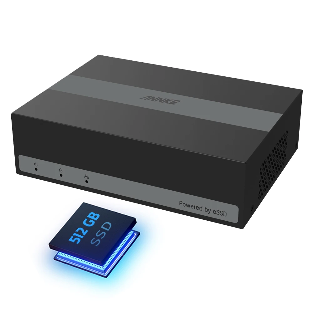 8 Channel 5MP Super HD DVR with 512GB SSD Hybrid 5-in-1 CCTV Digital ...