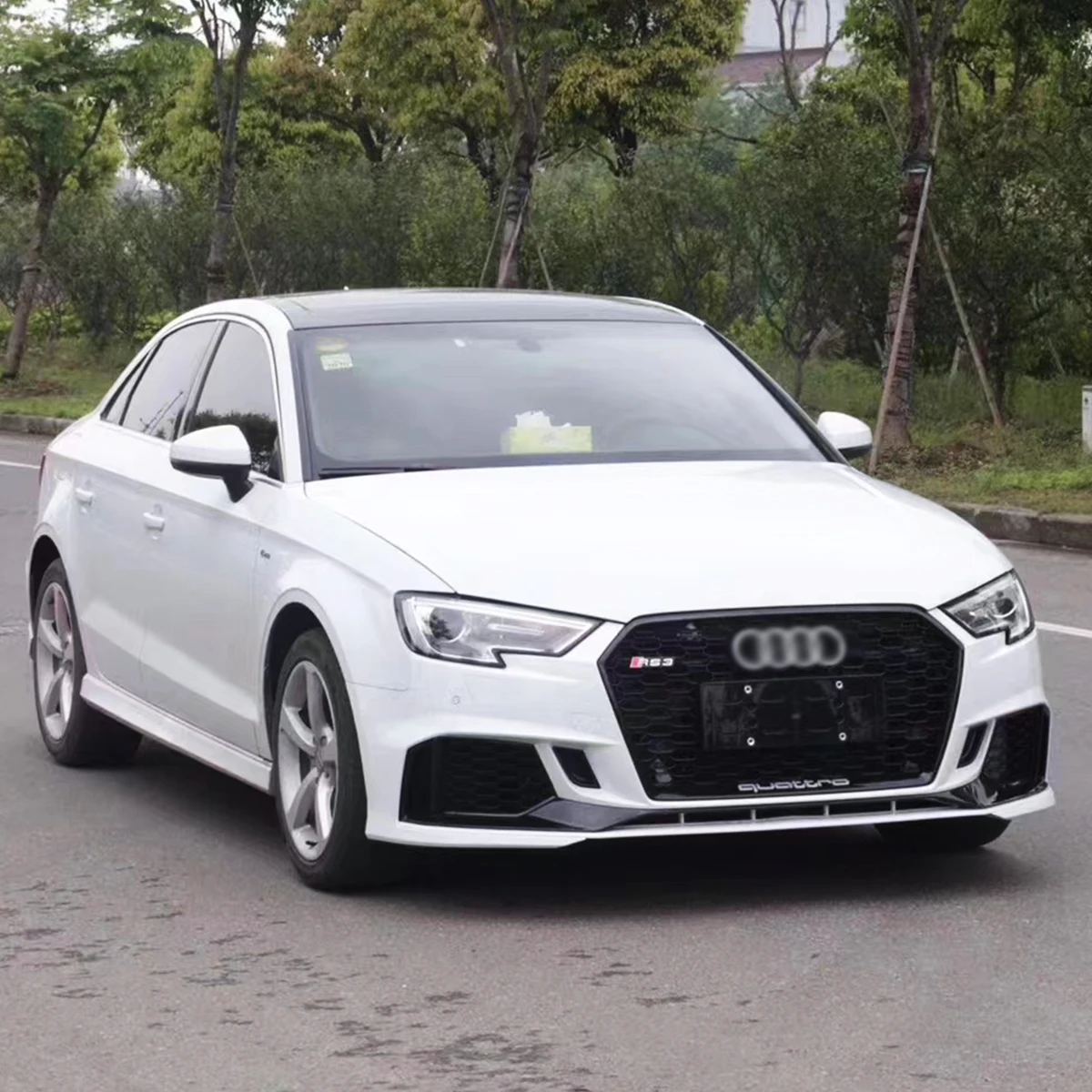 Rs3 Style Conversion Body Kit For Audi A3 2017 2018 2019 Facelift Bodykit Include Front Bumper ...