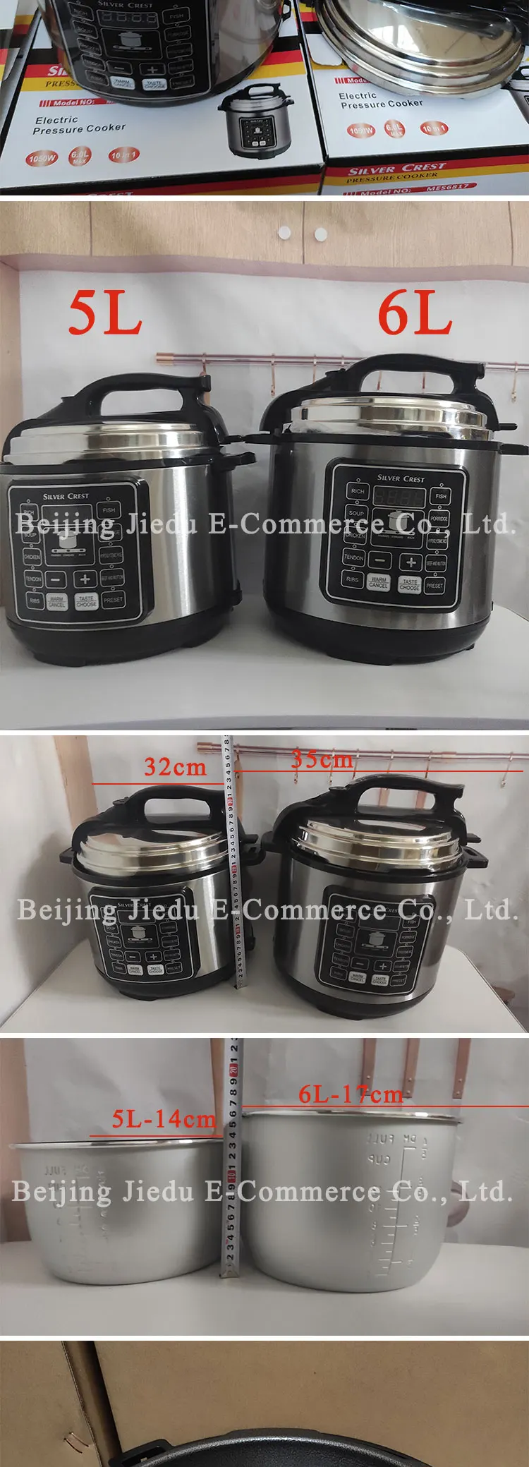 5l 6l Stainless Steel 10 In 1 Multifunctional All In 1 Silver Crest ...