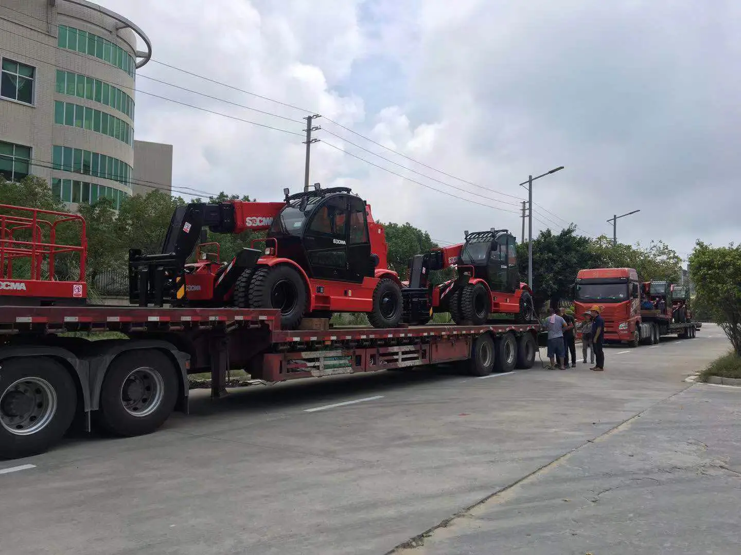 Telehandler Crane Loader For Loading & Unloading Stone Slabs - Buy ...