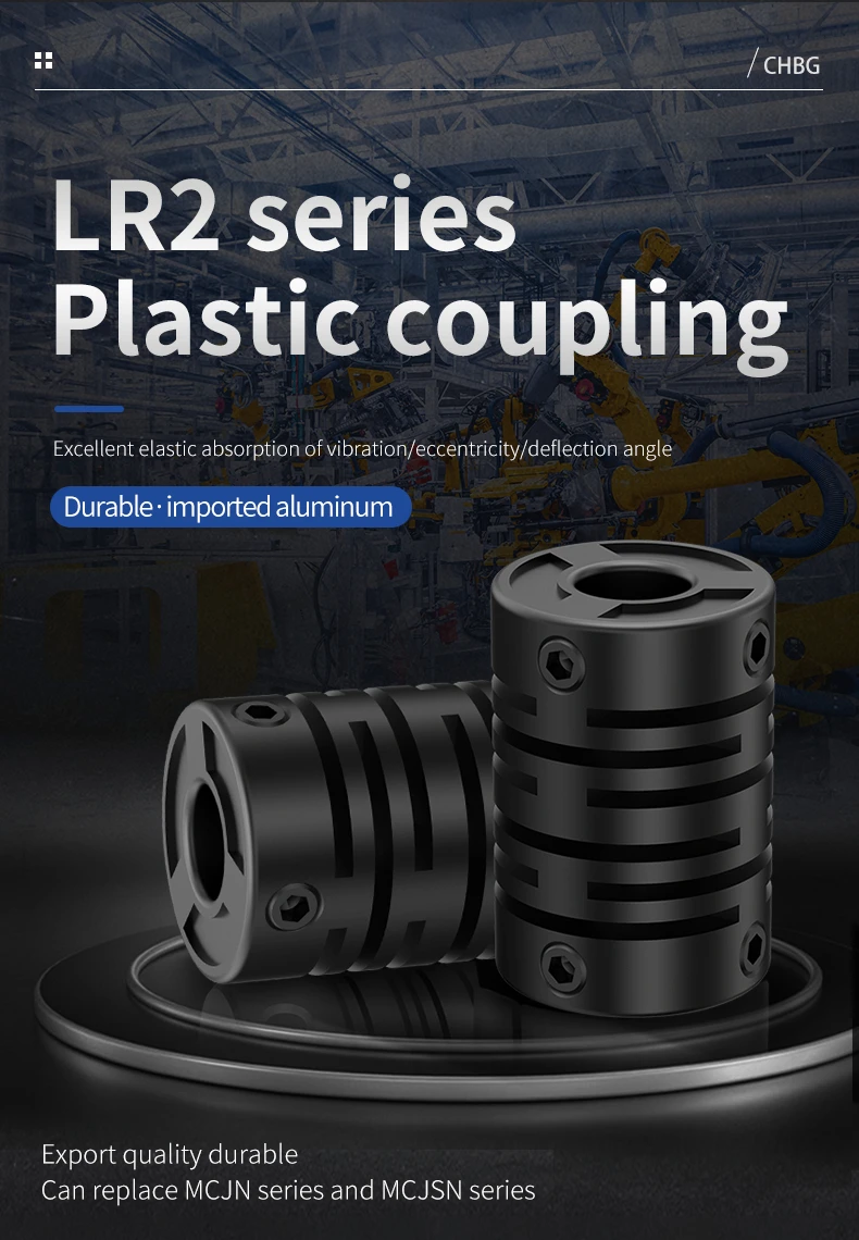 Chbg Small Plastic Spider Motor Encoder Shaft Coupling With Standard ...