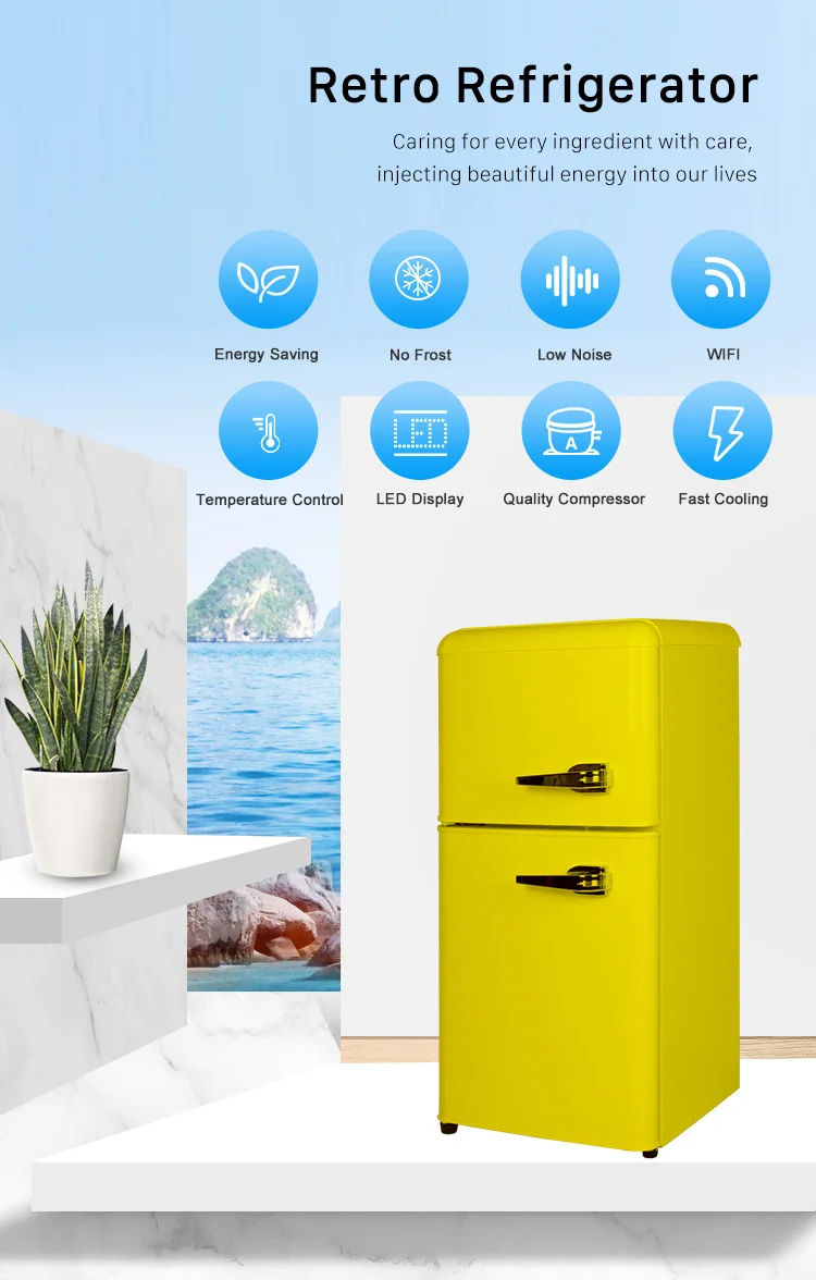 90L New Style R600a Gas Vertical Freezer One Door Refrigerator Mini Bar ...