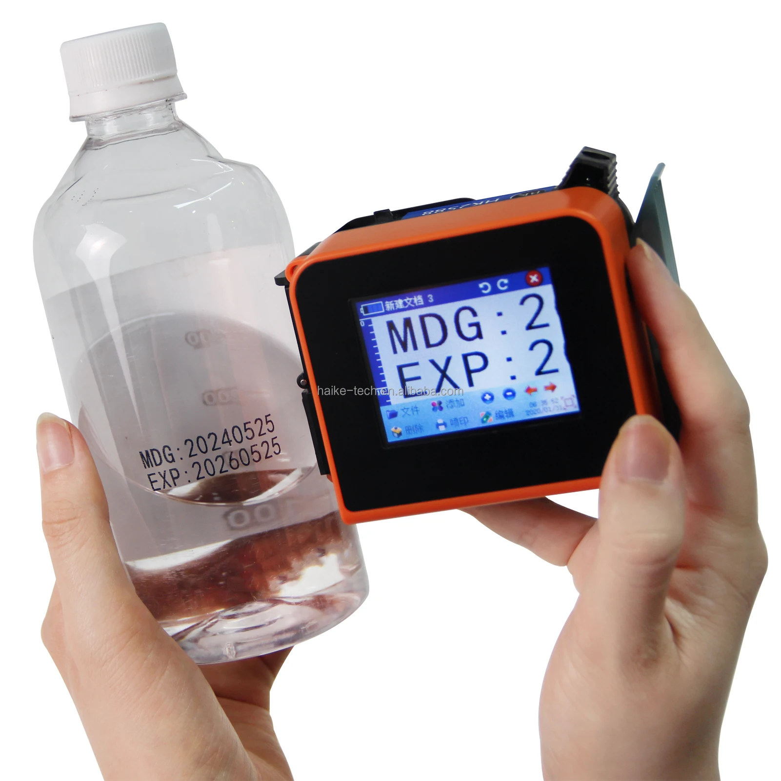 Mini Handheld Inkjet Printer Touch Screen Pocket Marking Device For All ...