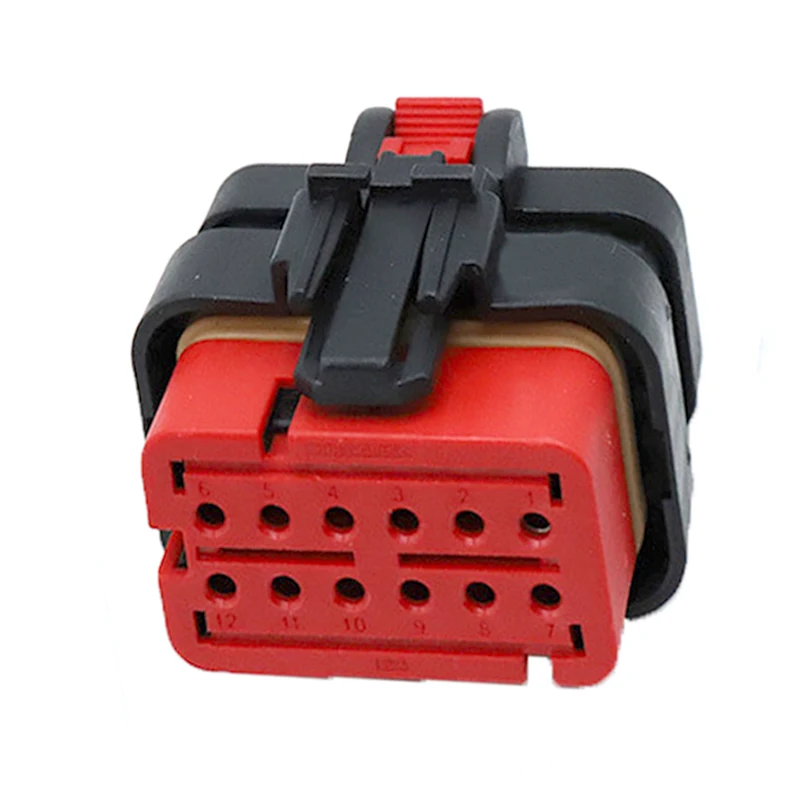 高性能汽车线束套件12针放大器连接器776437-1| Alibaba.com