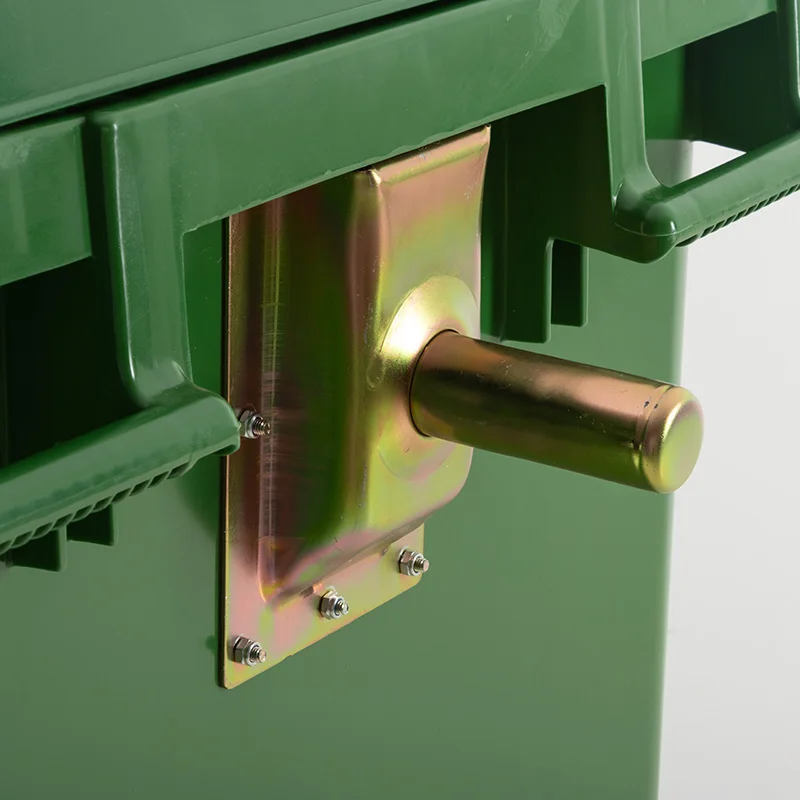 1100l Industrial Outdoor Waste Bin Wheeled Garbage Container Large ...