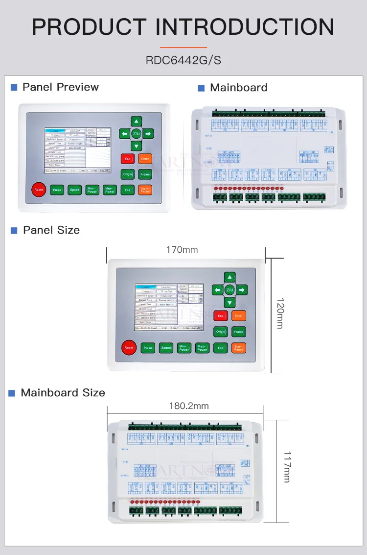 Ruida Rdc6442g Rdc6442s Co2 Laser Controller Board Card For Cnc ...