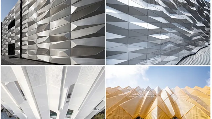 Large Aluminium Exterior Cladding 3d Interior Wall Decoration Panel ...