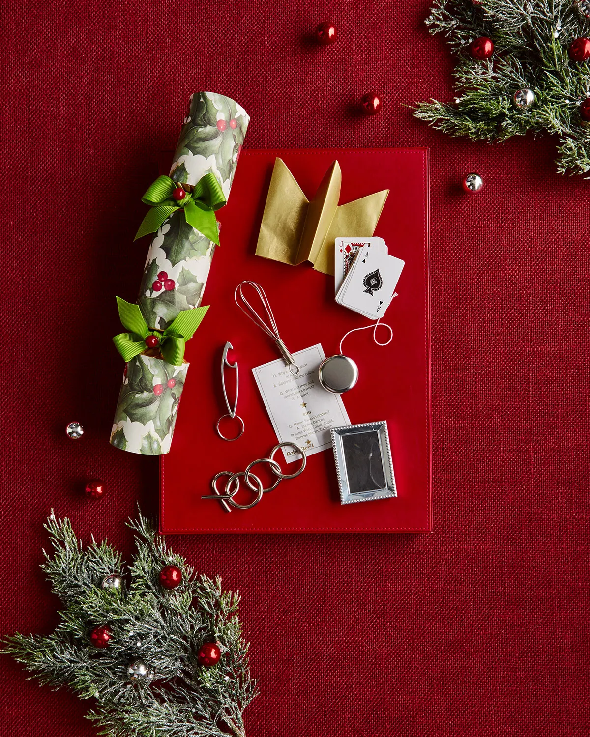 Christmas Cracker Paper Hat Party Decorations & Joke Candy