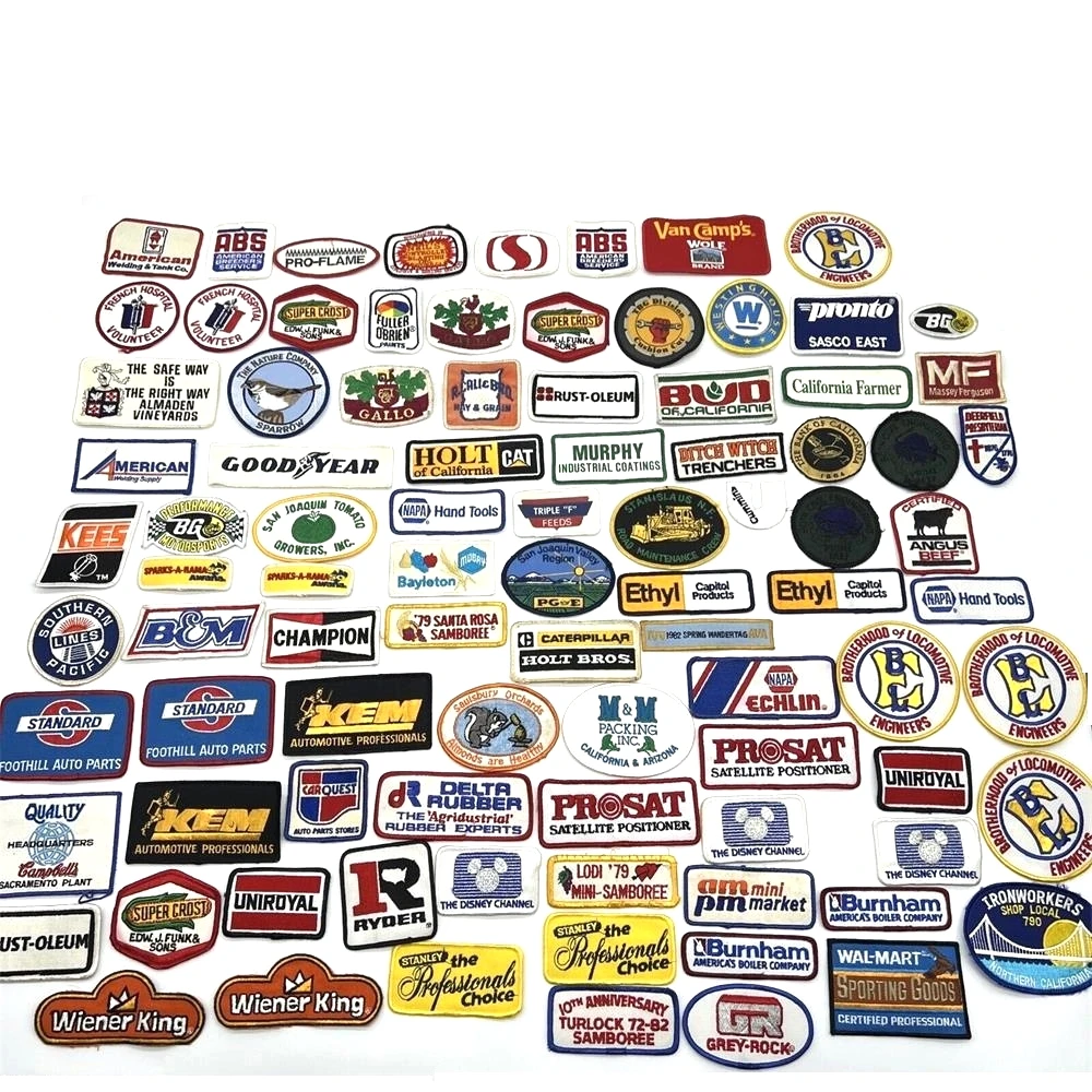 Decal Embroidery Clothes Badge Patch Embroidery Label Customization ...