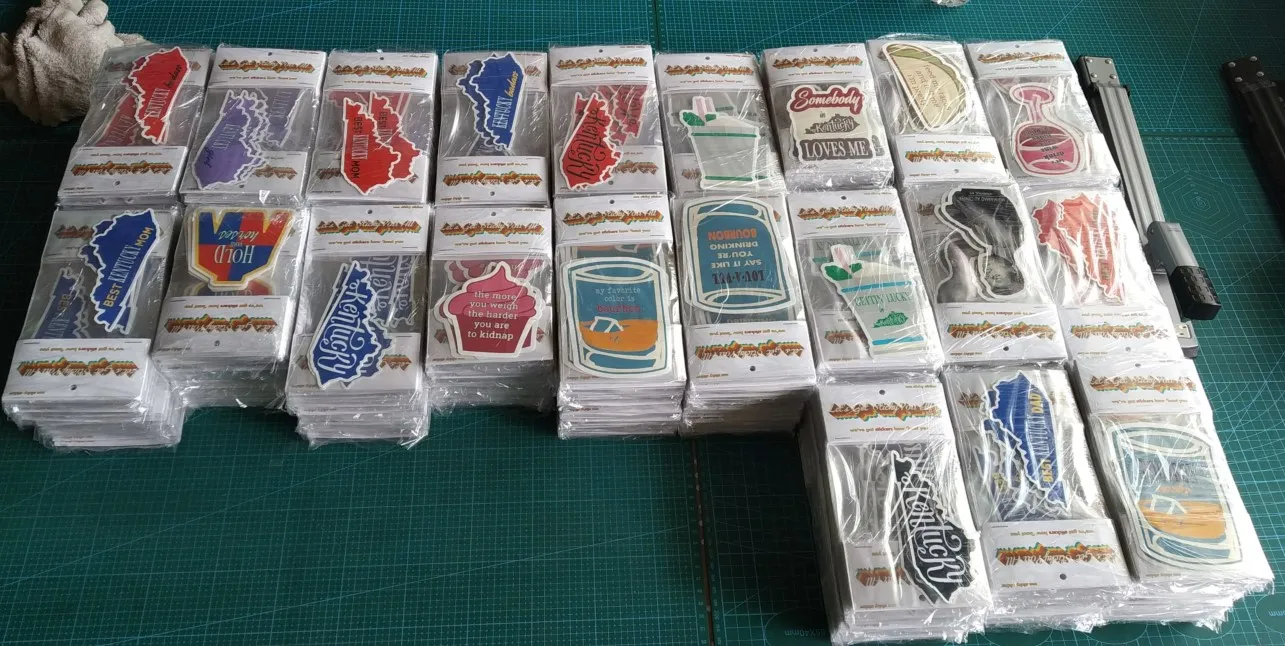 High Quality Uv Proof Waterproof Custom Logo Die Cut Sticker Cartoon ...