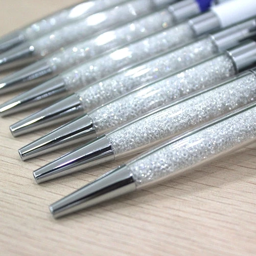 New Diamond Cute Slim Crystal Pens Rhinestone Ballpen Ballpoint Pens ...