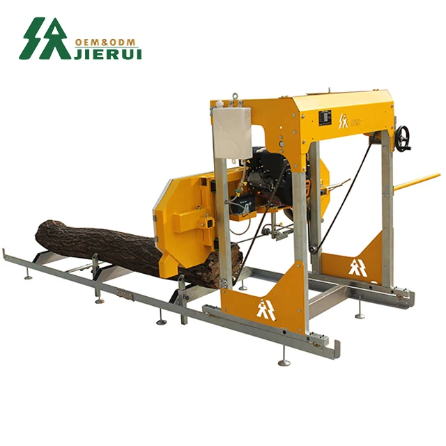 Jerry Sawmill Machine Portable Timber Sawmill Horizontal Band Sawing ...
