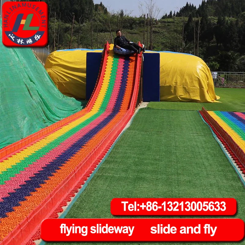 Rainbow Slide and Fly - Fun for Adults Indoor & Outdoor