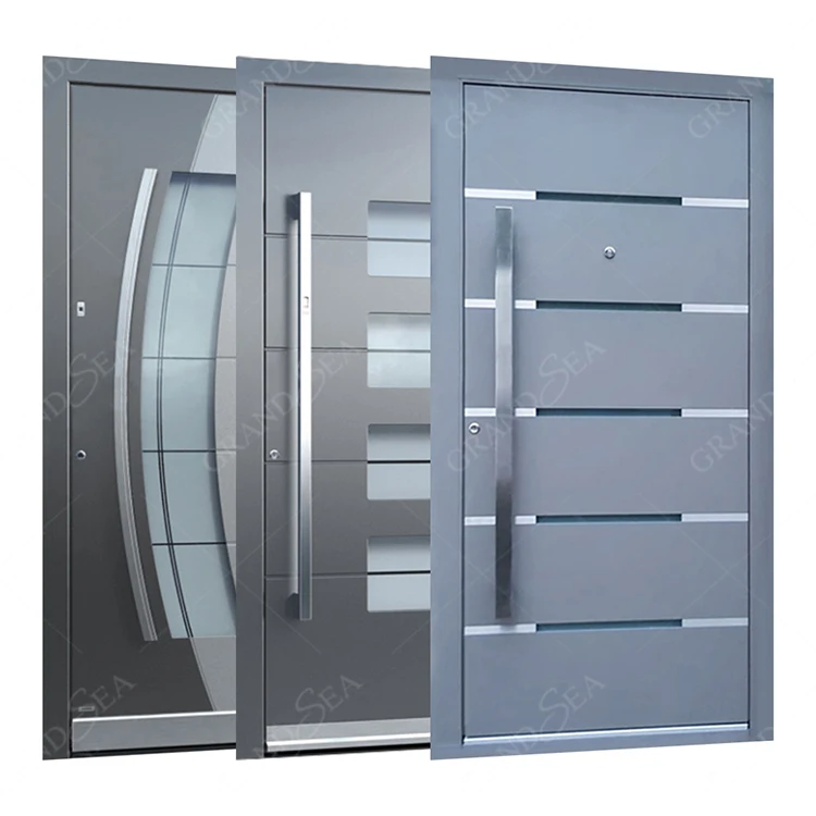 Latest Designs Exterior Panoramic Vertical Pivot Doors Front Door ...