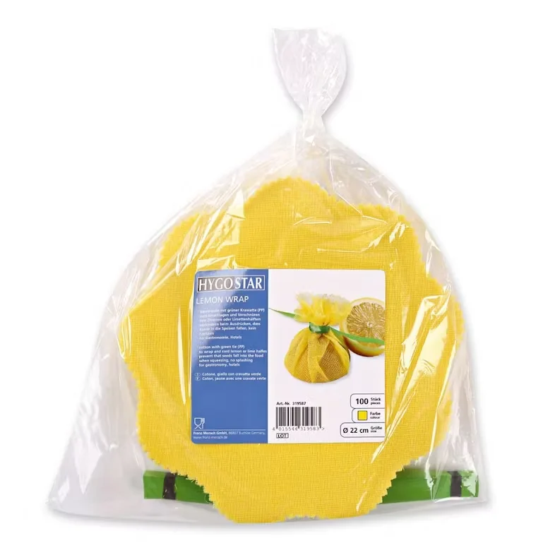 Regency Wraps Lemon Covers with Ribbon, Sustainable & Versatile