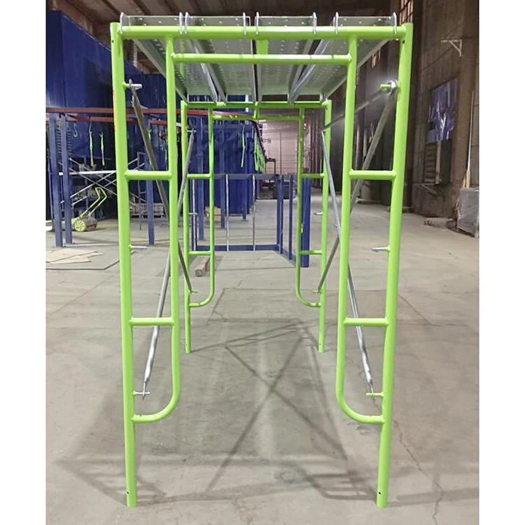 Q235 Outrigger Type Tangga Scaffolding Plettac Frame Scaffolding - Buy ...