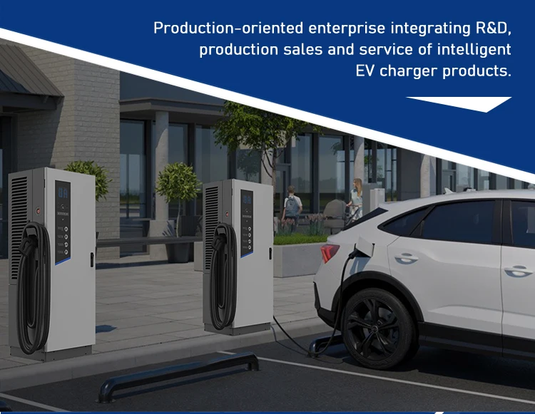 Commercial Smart Dual Gun Ccs Dc Electric Car Ev Charger Station 60kw ...