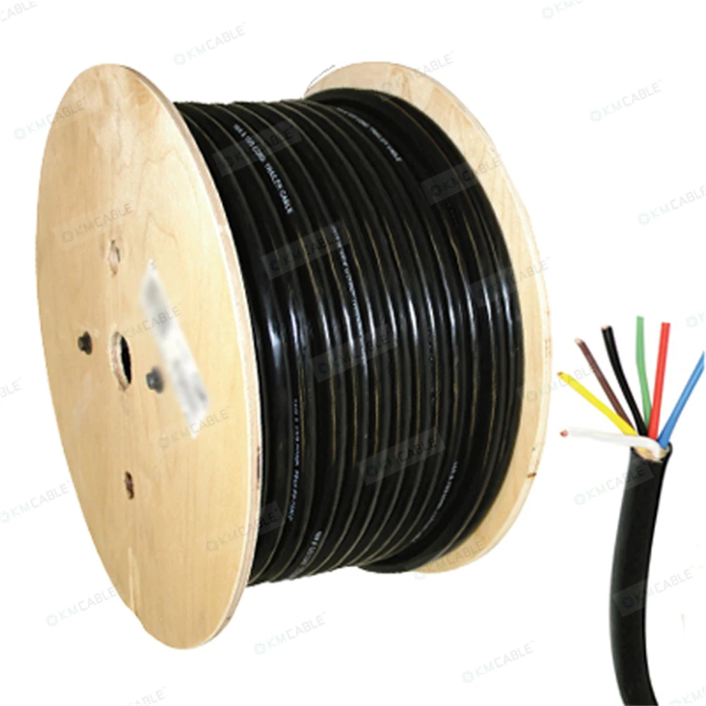 SAE 7 Way Trailer Wire Cable Heavy Duty 7 Conductor Cable Durable ...