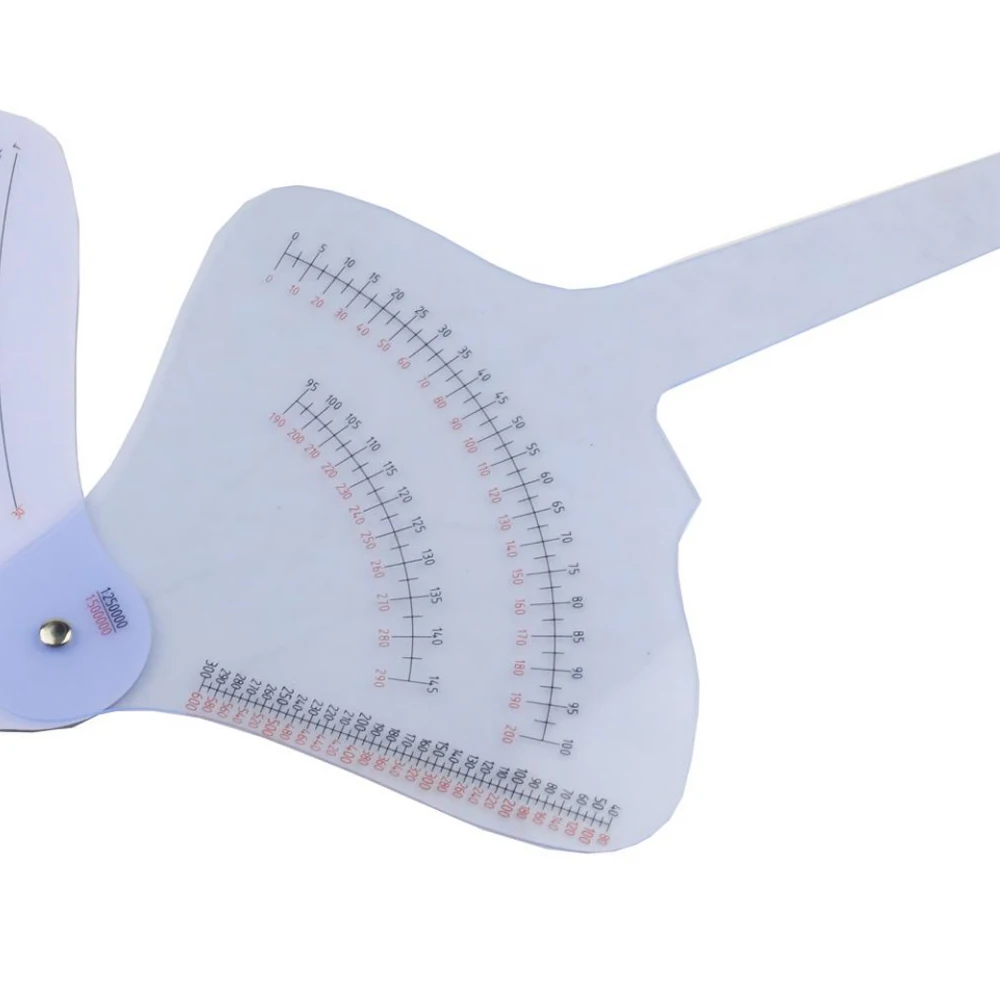 Military Clamp Ruler Military Scale Measuring Ruler Clamp Measuring ...