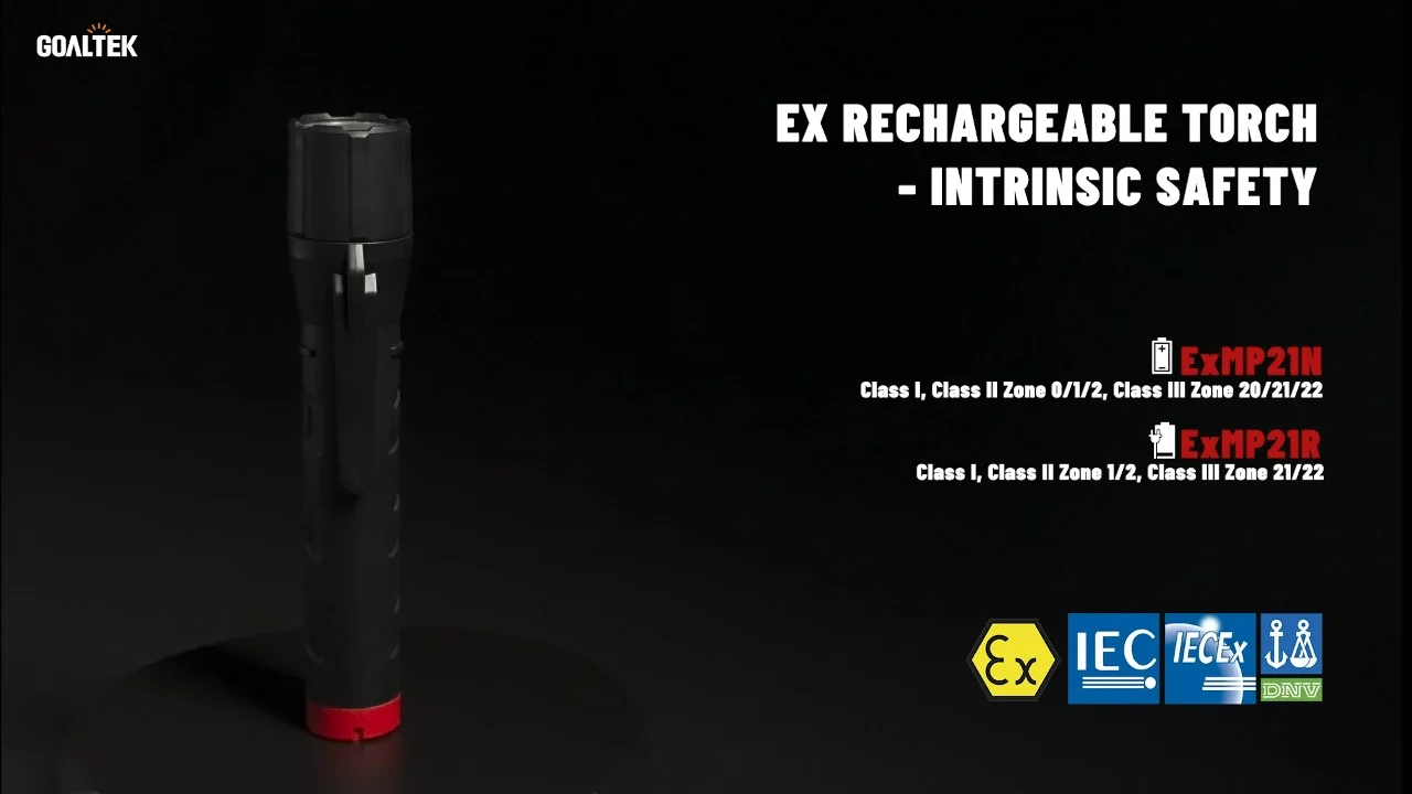 Atex Explosion Proof Rechargeable Led Flashlight Intrinsically Safe ...