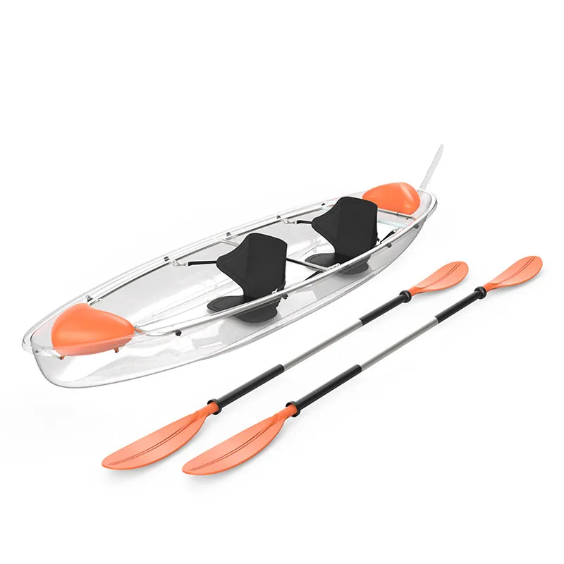 Crystal Kayak Fishing Boat Transparent Canoe with clear Bottom for ...