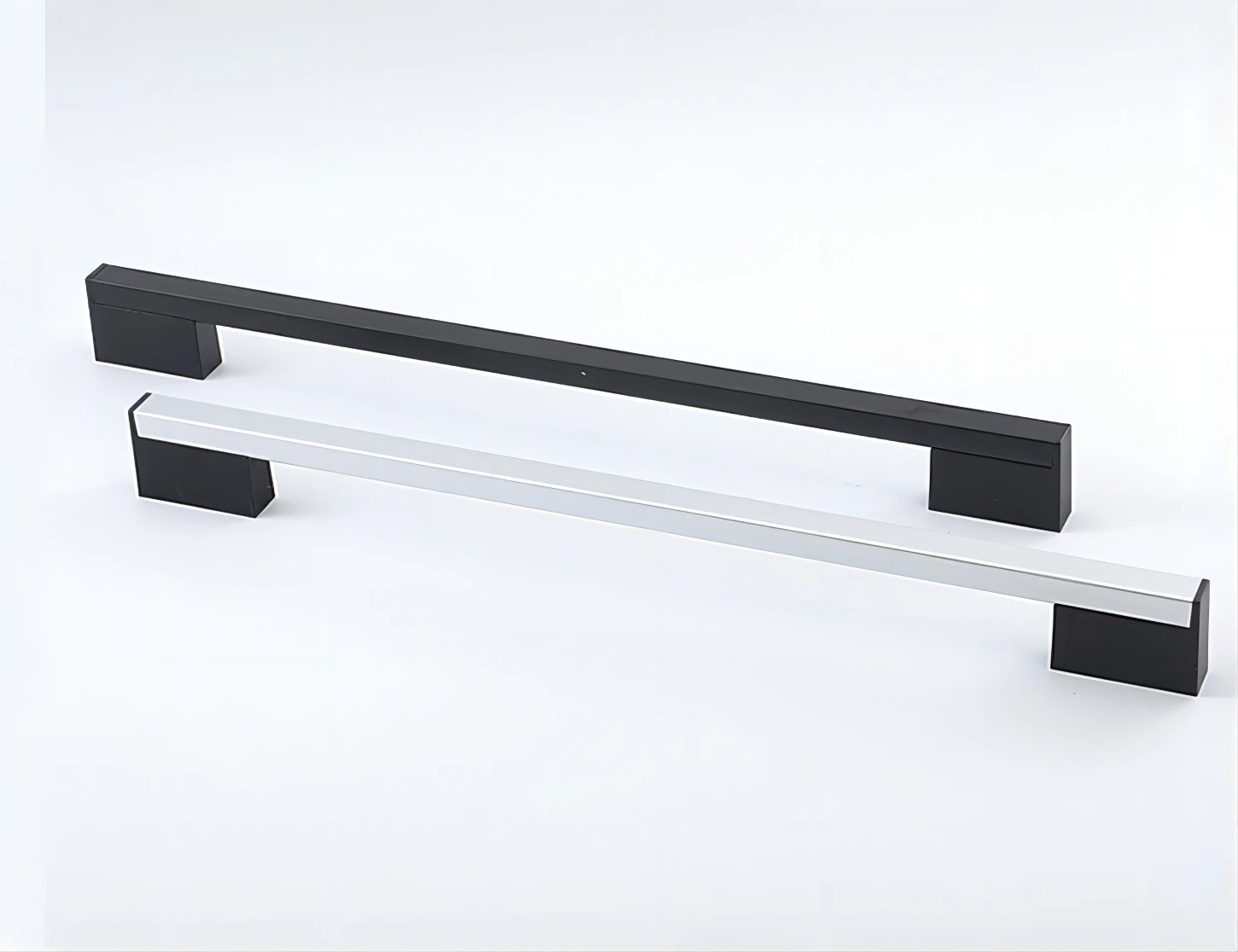 Stainless Steel Wardrobe Door Handle Silver Brushed European Door ...