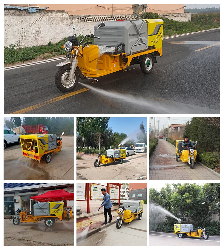 500l Water Tank Washing Tricycle Baiyi C5 Multi-fuctional High-pressure ...