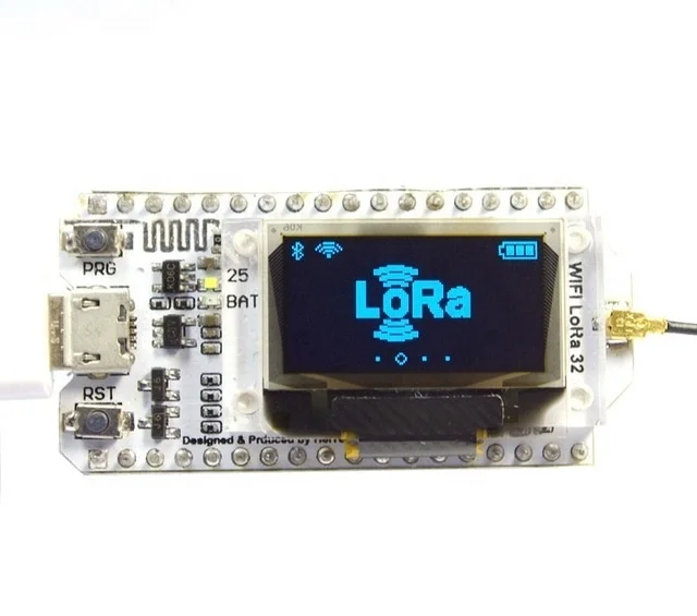 868mhz 915mhz Lora Esp32 Oled Wifi Sx1276 Module Iot With Antenna For Electronic Diy Kit Pcb New ...