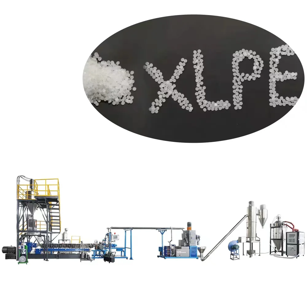 XLPE Cable Extrusion Machine XLPE Cable Compound Extrusion Production ...