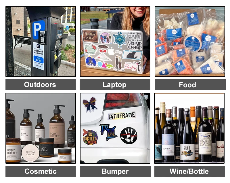 A4 A5 Full Color Pre-Cut Cartoon Label Sheet Waterproof Custom Printing ...