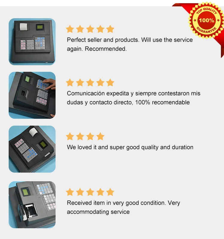 Smart POS Machine ECR600 for Small Business - Reliable & Efficient
